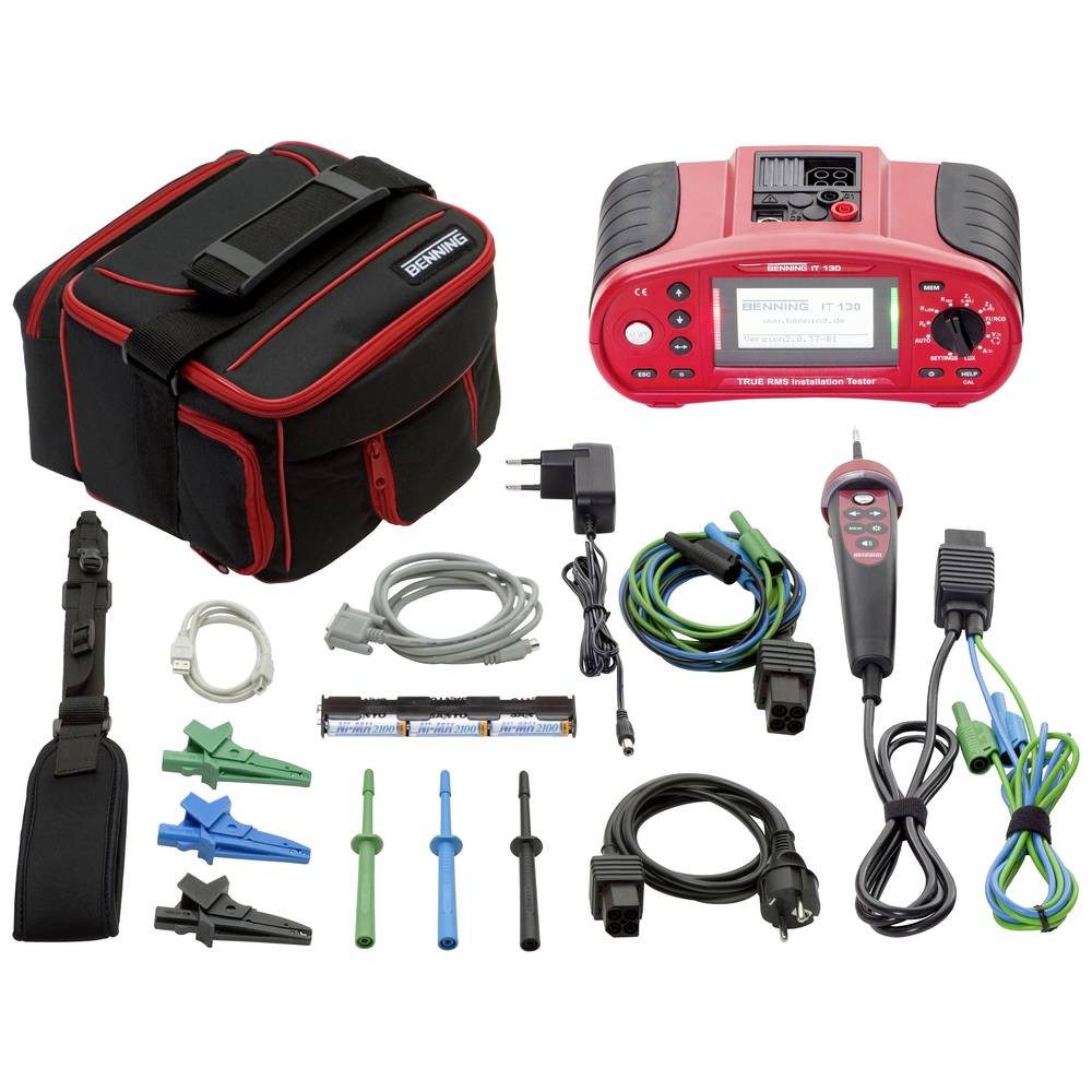 Benning Multimeter TRMS Installationsprüfgerät, RCD/FI Test, TRUE RMS ...