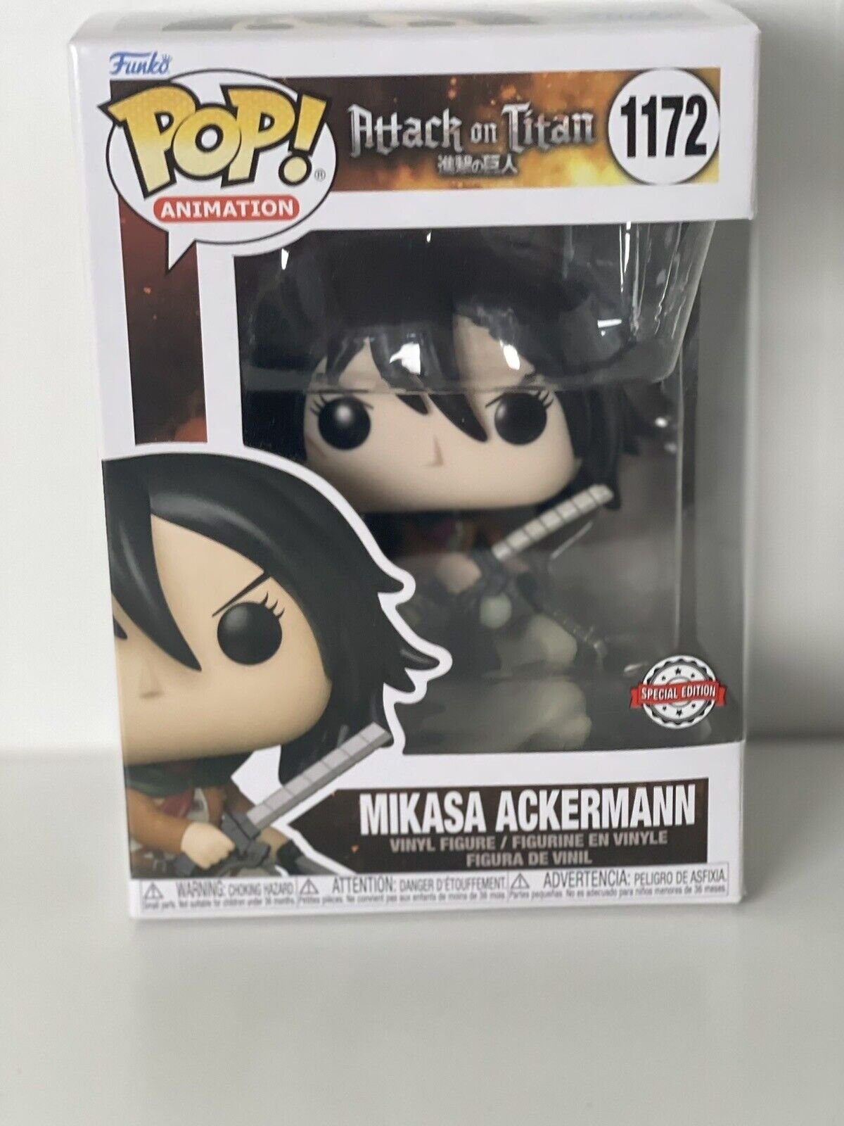 Funko Sammelfigur Funko Pop Mikasa Ackermann Special 1172, Special Edition