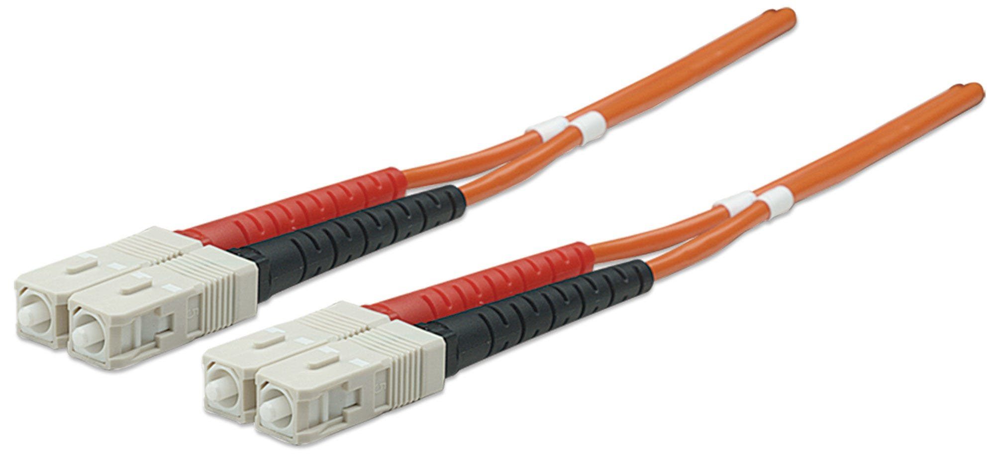 Intellinet Intellinet LWL Anschlusskabel SC/SC 2m Multimode OM2 orange ...
