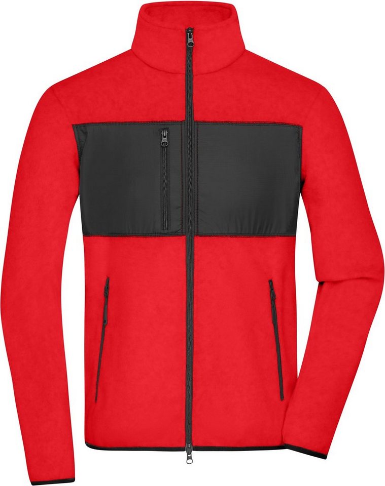 James And Nicholson Fleecejacke Herren Fleece Jacke