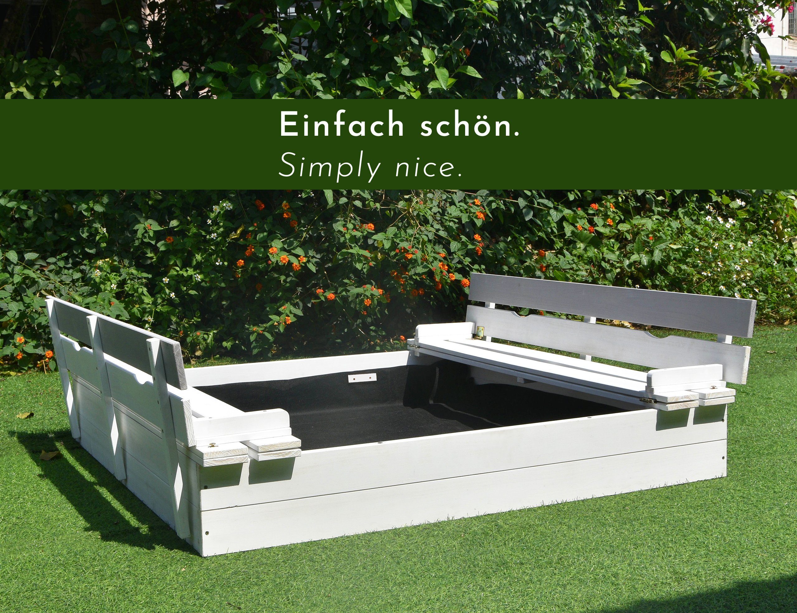 Sandkasten 150x150 Mit Abdeckung