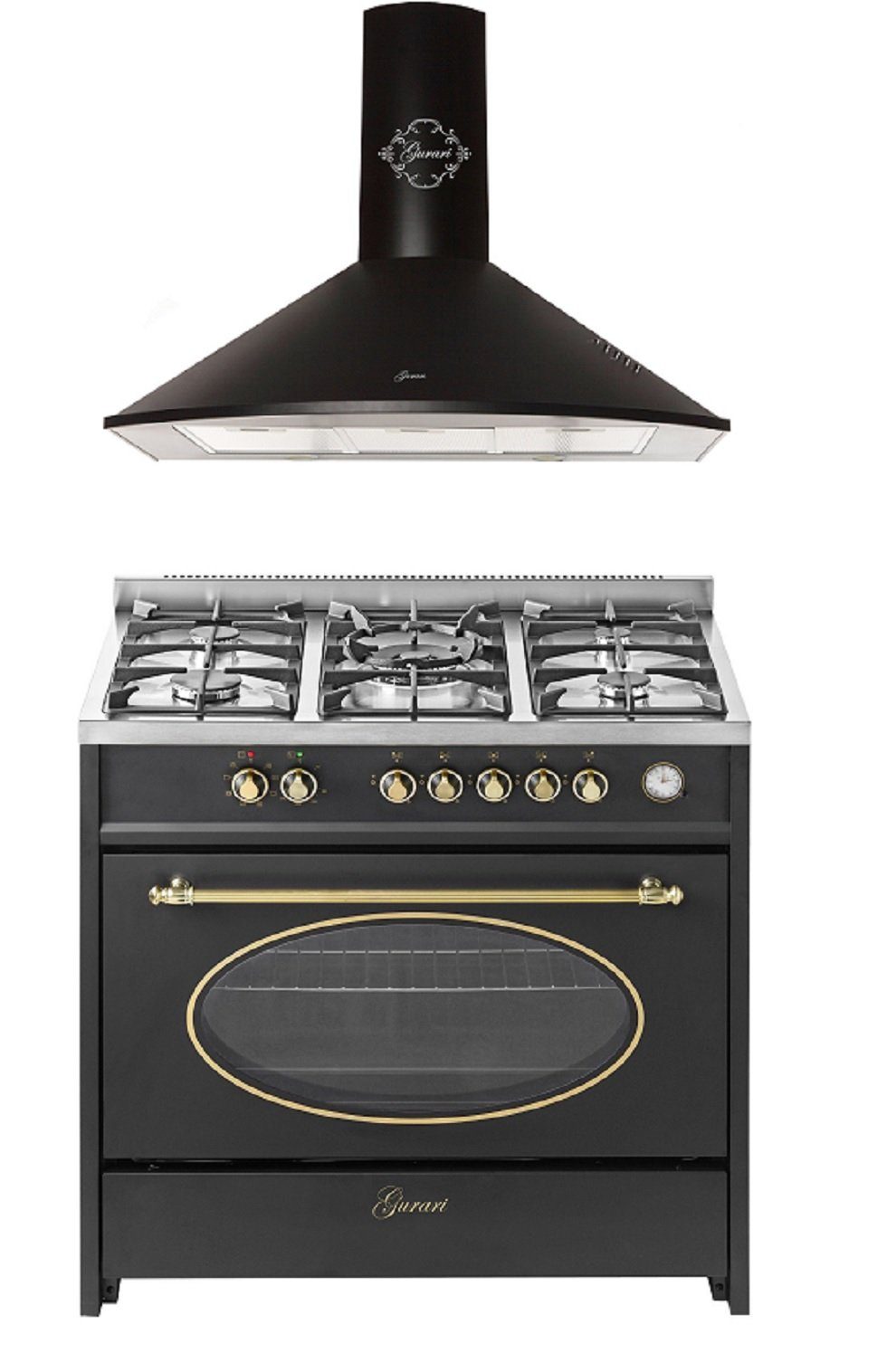 Gurari Gas Standherd Gch E 914 Bl Rgch C 046 Bl 9 Retro Gas Elektro