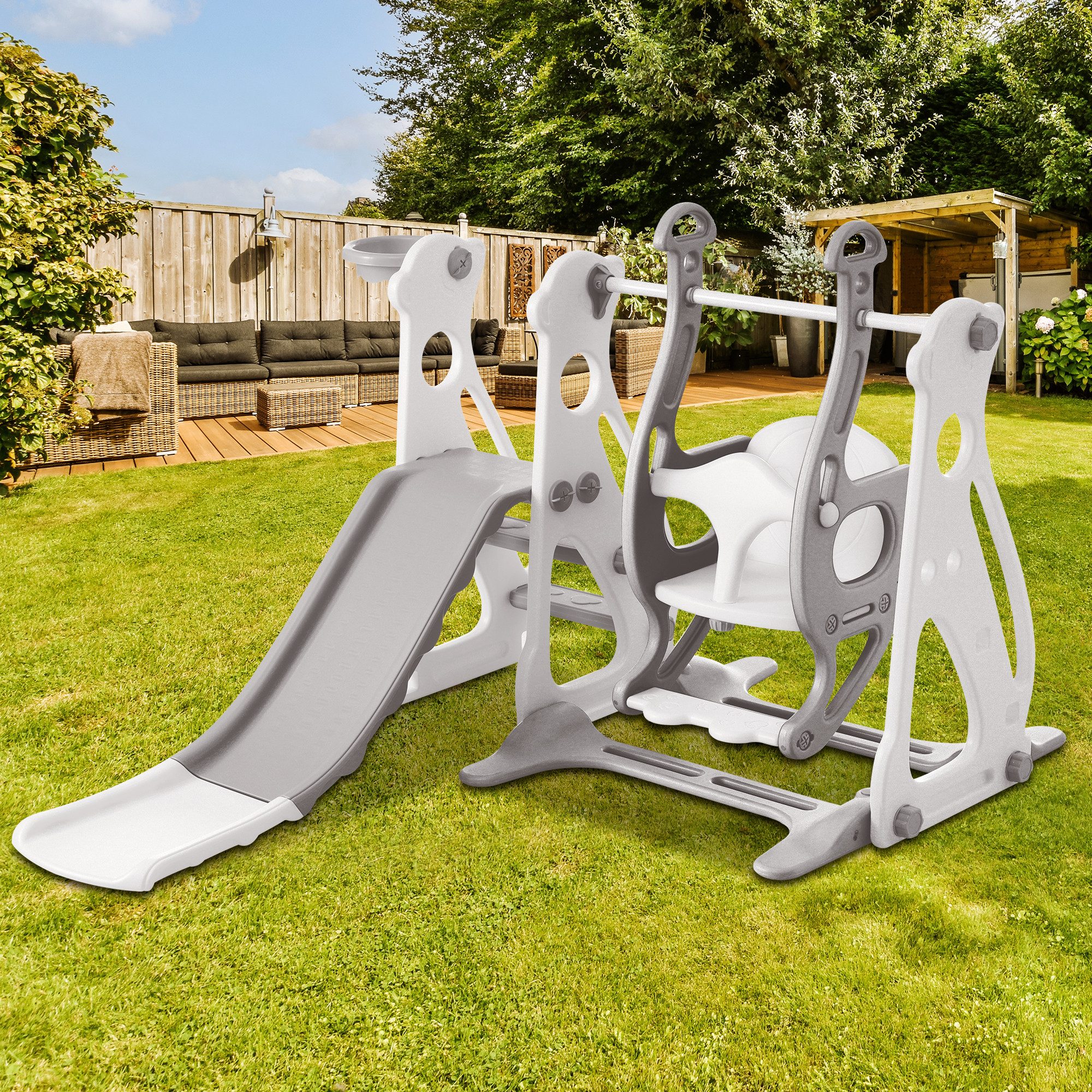 Rutaqian Indoor-Rutsche 4 in 1 Kinderrutsche für Outdoor & Indoor ...