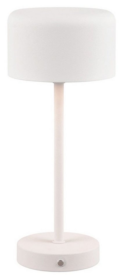 Reality Leuchten Led Tischleuchte Jeff 1 Flammig H 30 Cm Weiß