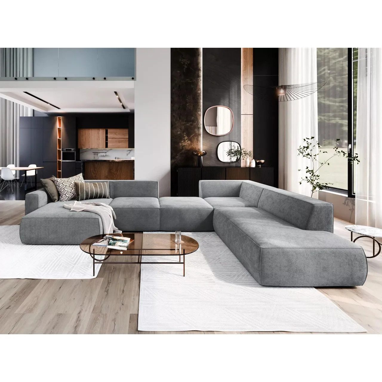 NEXT COLLECTION Ecksofa DREAM SET 7, Keine Schlaffunktion, Modernes ...