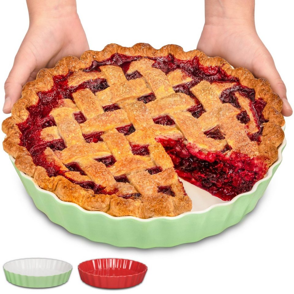 Praknu Auflaufform Tarteform ø 28cm Hoher Rand Form Für Quiche Pie