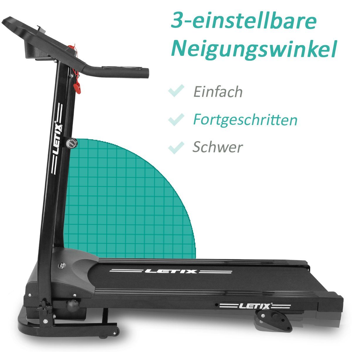 Letix Sports Laufband Speedrunner mit LCD-Display Motorisiertes ...