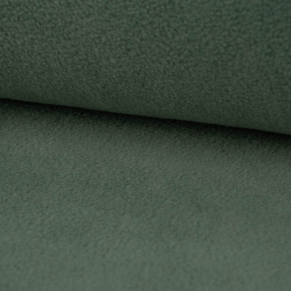 SchÖner Leben Stoff Polar Fleece Stoffe Fleecestoff Altgrün 148m