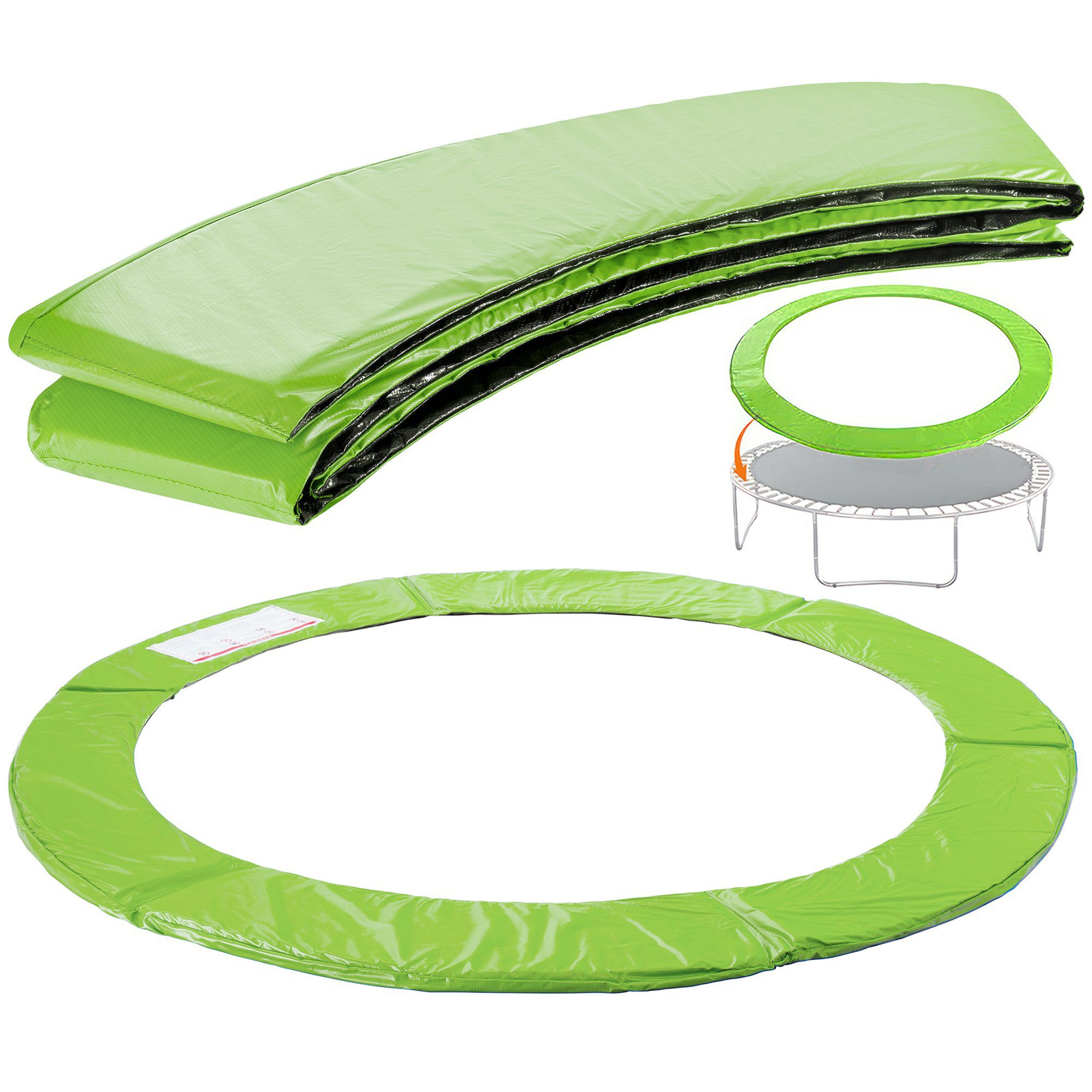 BlingBin Trampolin-Randabdeckung Federschutz Ø 305 cm 366 cm, Reißfest (1er Set, 1 St., 1 tlg ...
