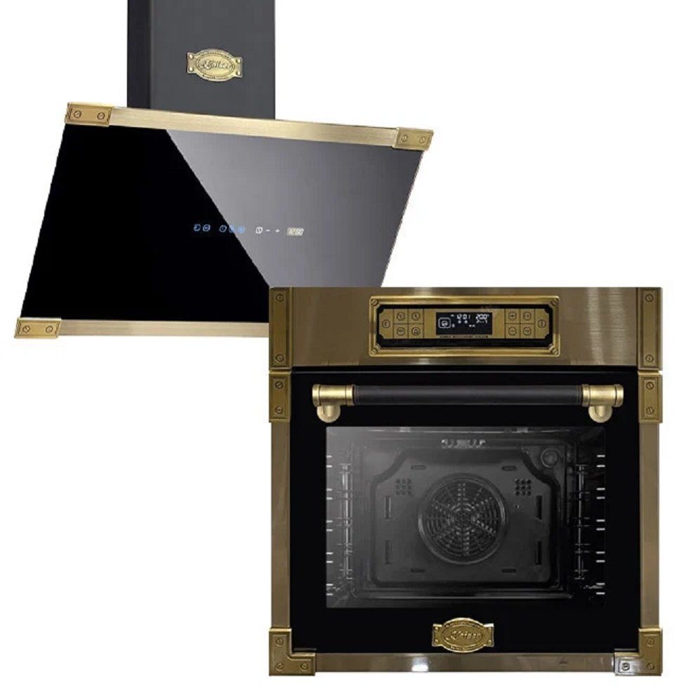 Kaiser Küchengeräte Backofen EH 6726 AD+AT 6445 AD ECO, mit 1-fach-Teleskopauszug, Retro Elektro ...