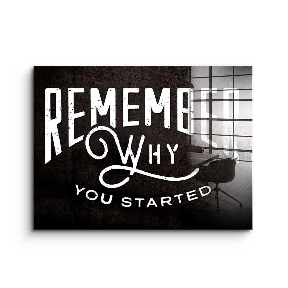 Dotcomcanvas® Acrylglasbild Acrylglasbild Motivation Motivierende