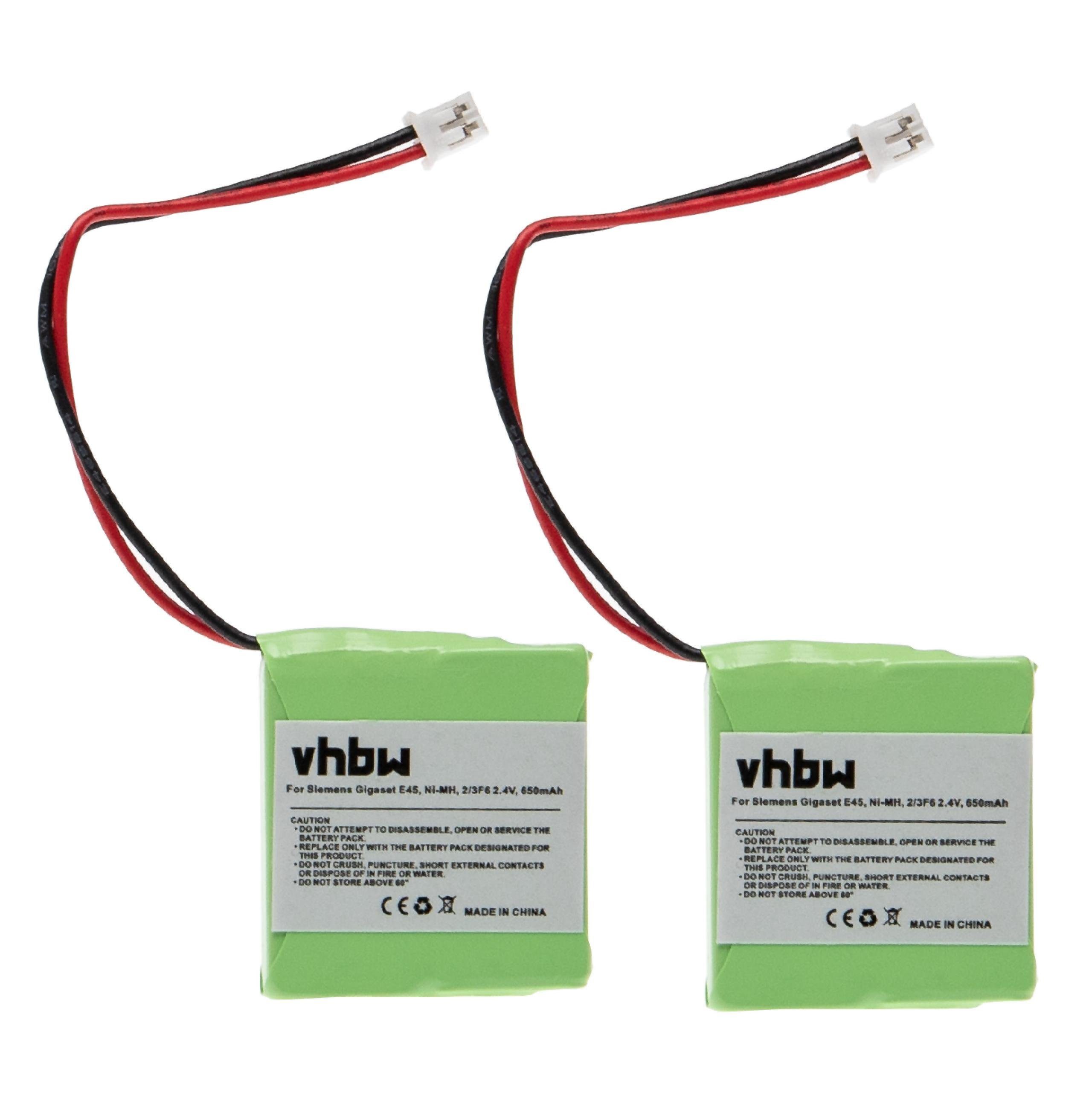 vhbw Akku 650 mAh, Leistungsfähige Austausch-Akkus für Telefon ...