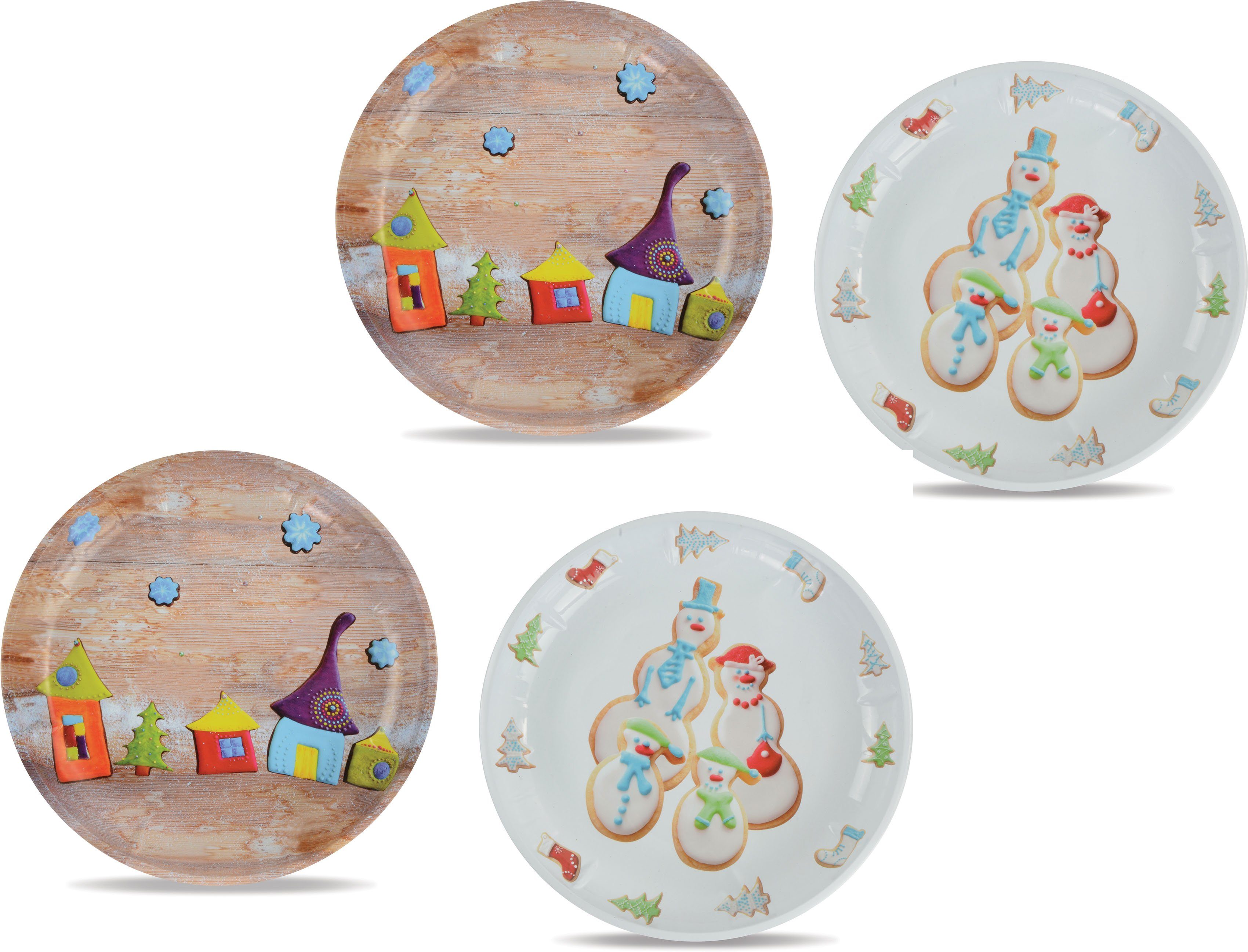 Riffelmacher And Weinberger Dekoteller Weihnachtsdeko Set 4 St Zwei
