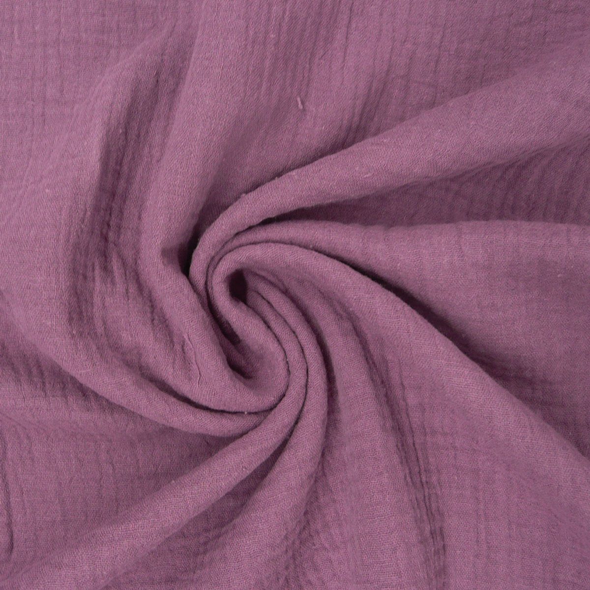 SCHÖNER LEBEN. Stoff Musselin Stoff Bio Baumwolle einfarbig purple lila 1,30m Breite