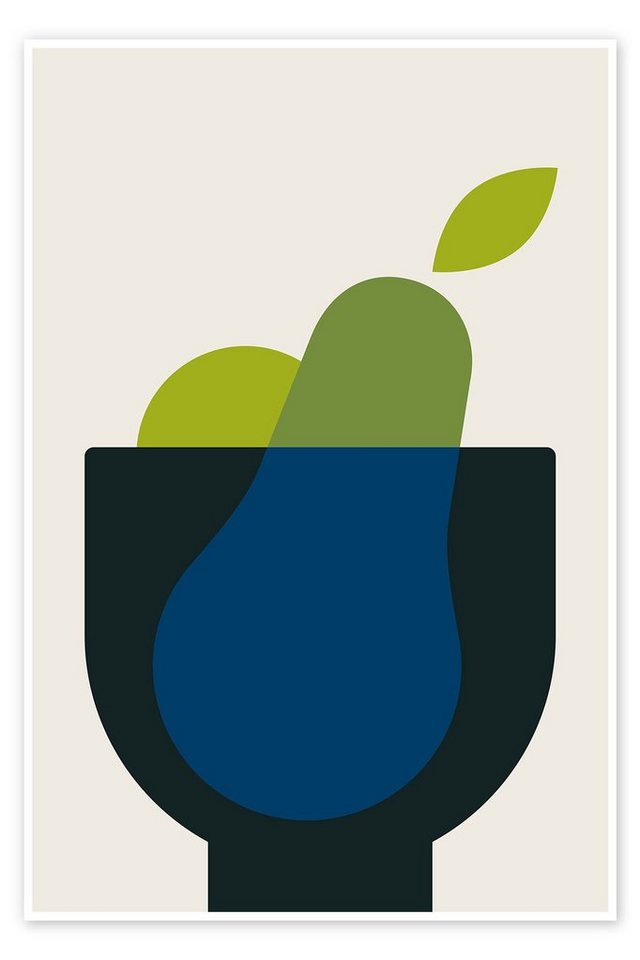 Posterlounge Poster Bo Lundberg Birnen Bar Skandinavisch Illustration