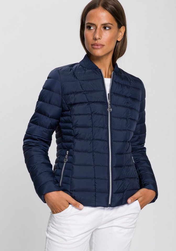 Kangaroos Steppjacke Figurbetonter Schnitt Hüftlange Passform