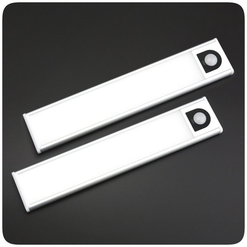 Precorn Led Unterbauleuchte 2er Set Led Lichtleiste Usb Wiederaufladbar