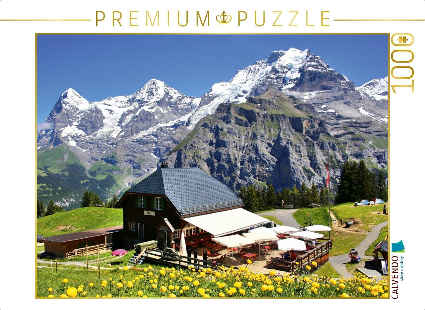 CALVENDO Puzzle CALVENDO Puzzle Allmendhubel - Eiger-Mönch-Jungfrau - swissmountainview.ch 1000 ...