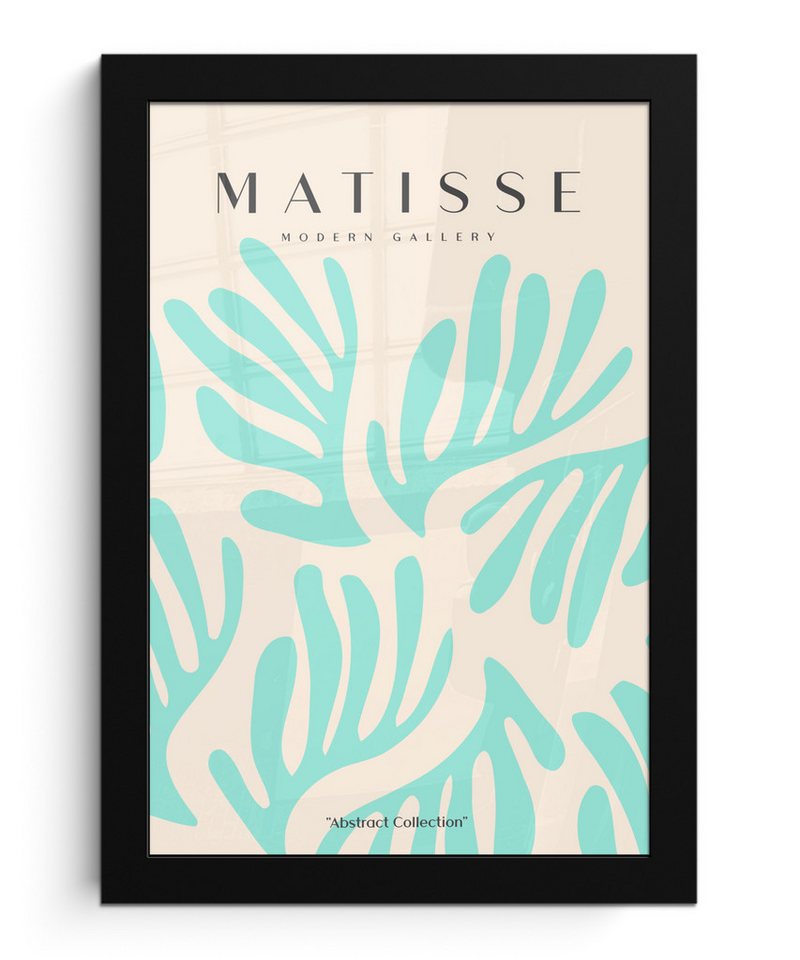 Muchowow Poster Matisse Blätter Blau Abstrakte Kunst 1 St