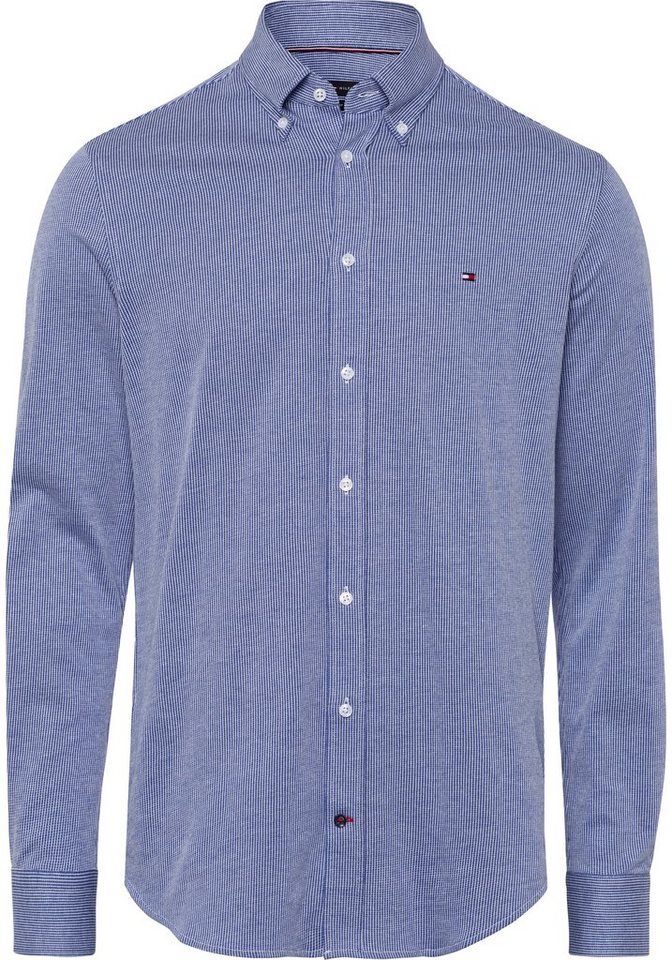 Tommy Hilfiger Langarmhemd Cl Jersey Fine Stripe Sf Shirt