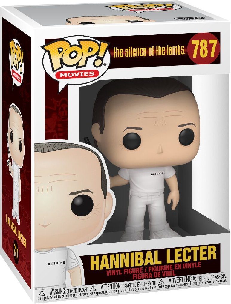Funko Spielfigur Das schweigen der Lämmer Hannibal Lecter 787 Pop!, Spielzeugfigur