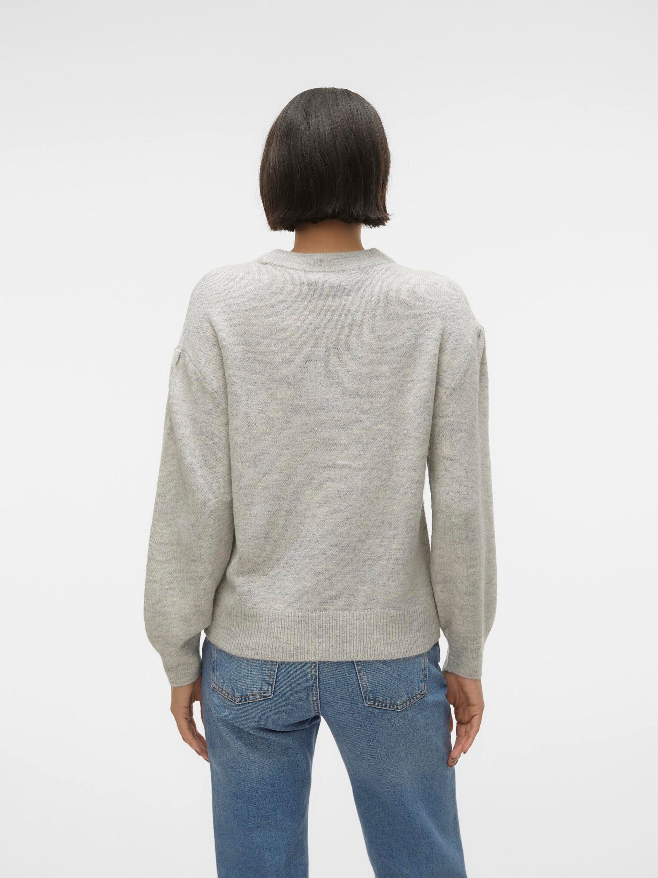 Vero Moda Strickpullover RILEY (1-tlg) Drapiert/gerafft