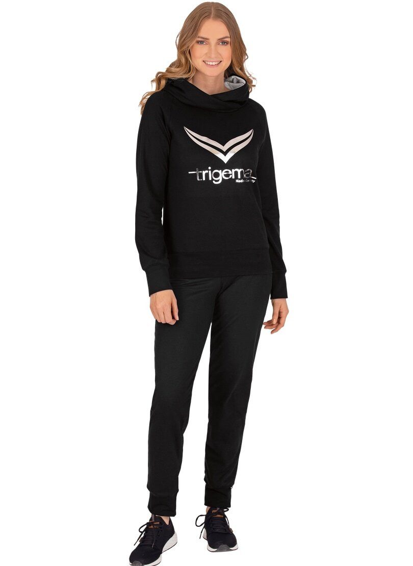 Trigema Jogginganzug Trigema Schickes Freizeitset Mit Kapuzenpullover