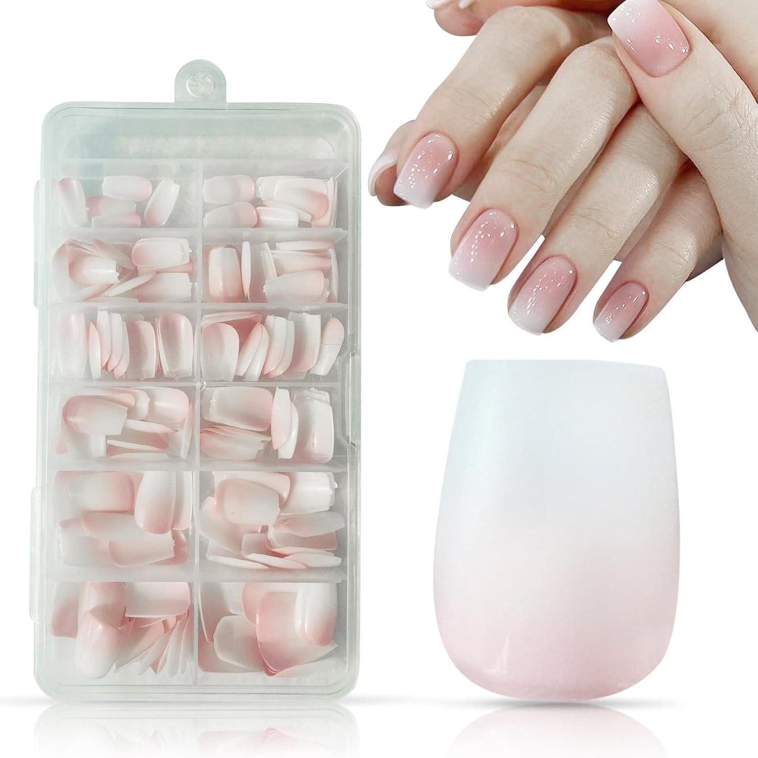 LuxusKollektion Kunstfingernägel Falsche Nägel French PressOn Tips 168 ...