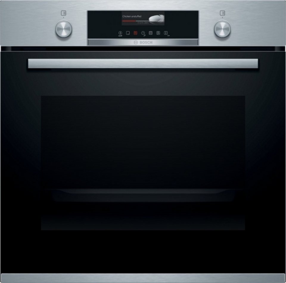 BOSCH Einbaubackofen »HBG579BS0«, mit Auszug nachrüstbar, Einbau ... BOSCH Einbaubackofen »HBG579BS0«, mit Auszug nachrüstbar, Einbau ...