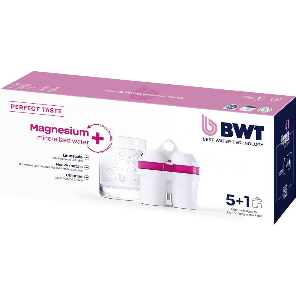 BWT Wasserfilter Gourmet Edition Mg2+ (longlife, Bis zu 4 Wochen ...