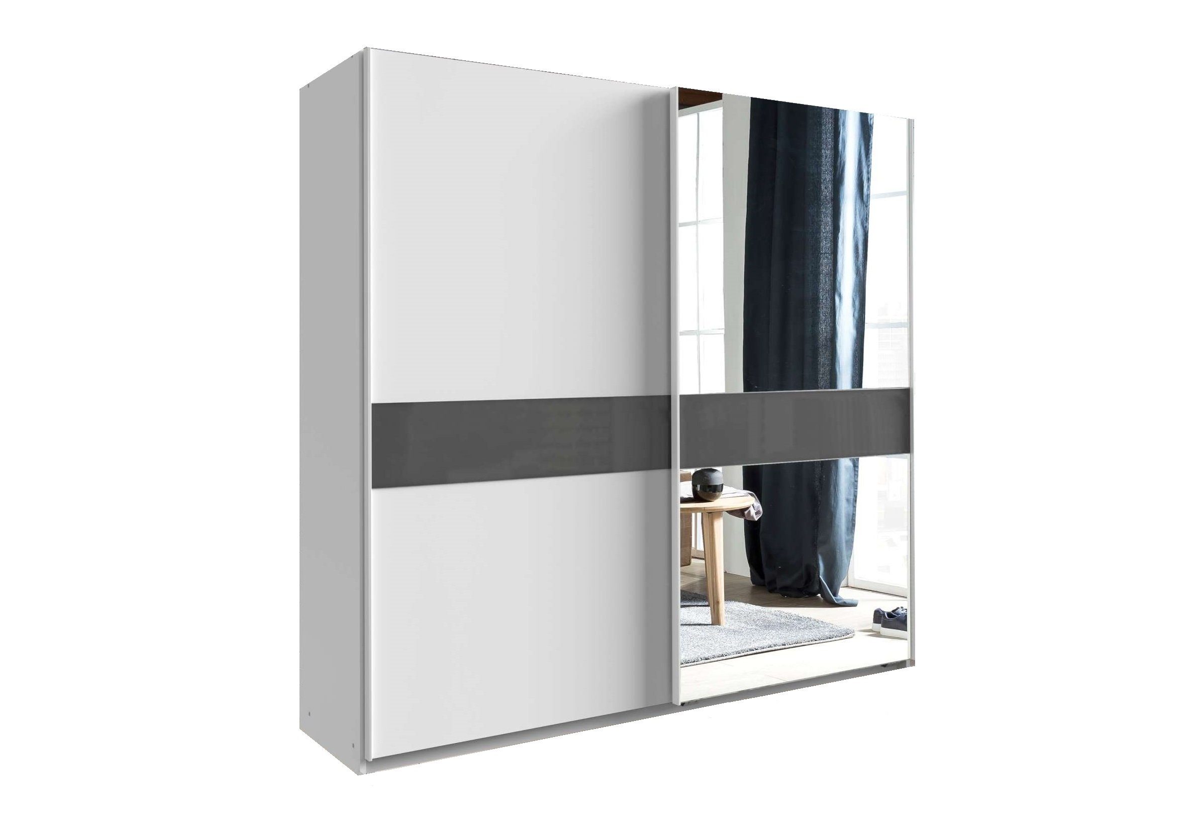 99rooms Schwebetürenschrank Reimar Ii Kleiderschrank Mehrzweckschrank