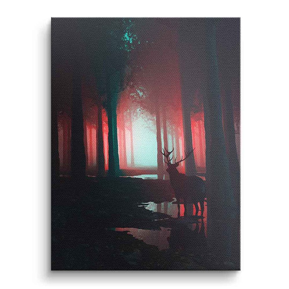 Dotcomcanvas® Leinwandbild The Wild Leinwandbild The Wild Ki Ai