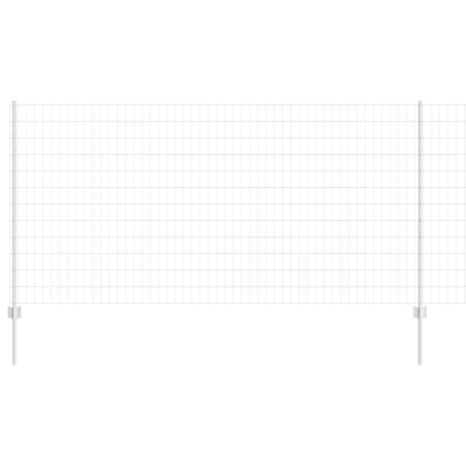 vidaXL Gartenzaun Geschweißter Drahtzaun 25 x 1,2 m (B x H ...