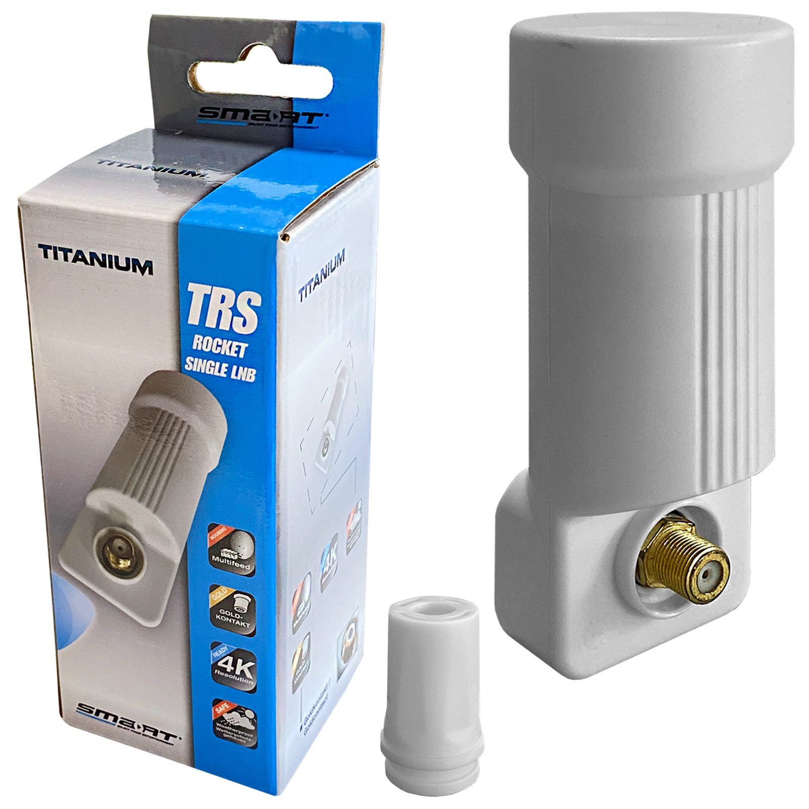 HB-DIGITAL SAT-Multischalter Single LNB Smart Titanium TRS Rocket 0,1dB ...