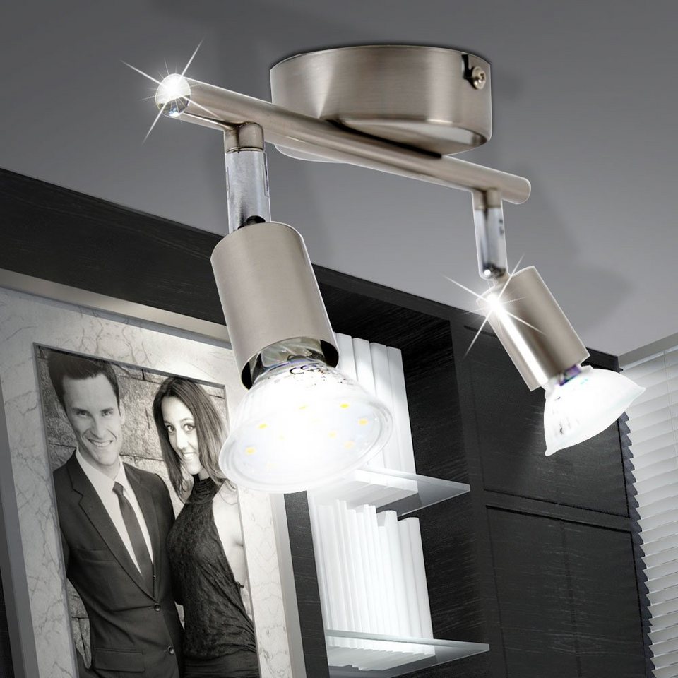 Etc Shop Led Deckenspot Leuchtmittel Inklusive Warmweiß 2er Set