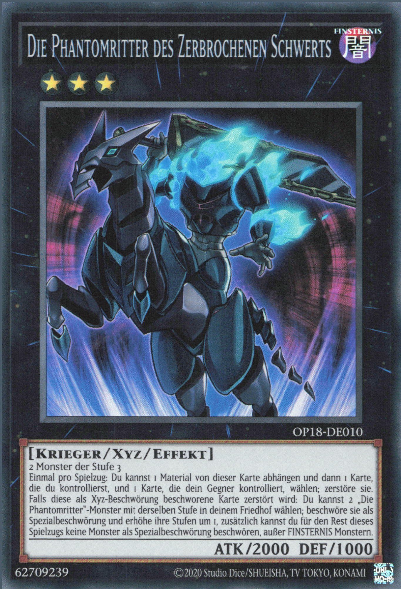 Recollectibles Sammelkarte Yugioh Karte Die Phantomritter Des