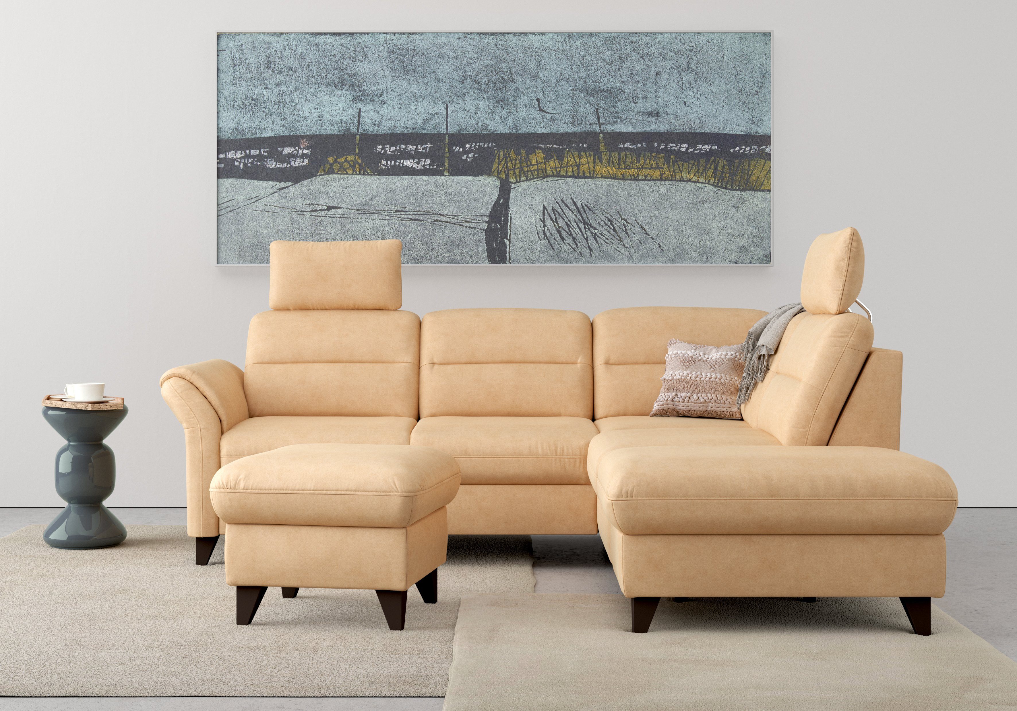 Sitandmore Ecksofa Mellum L Form Federkern Wahlweise Mit Bettfunktion