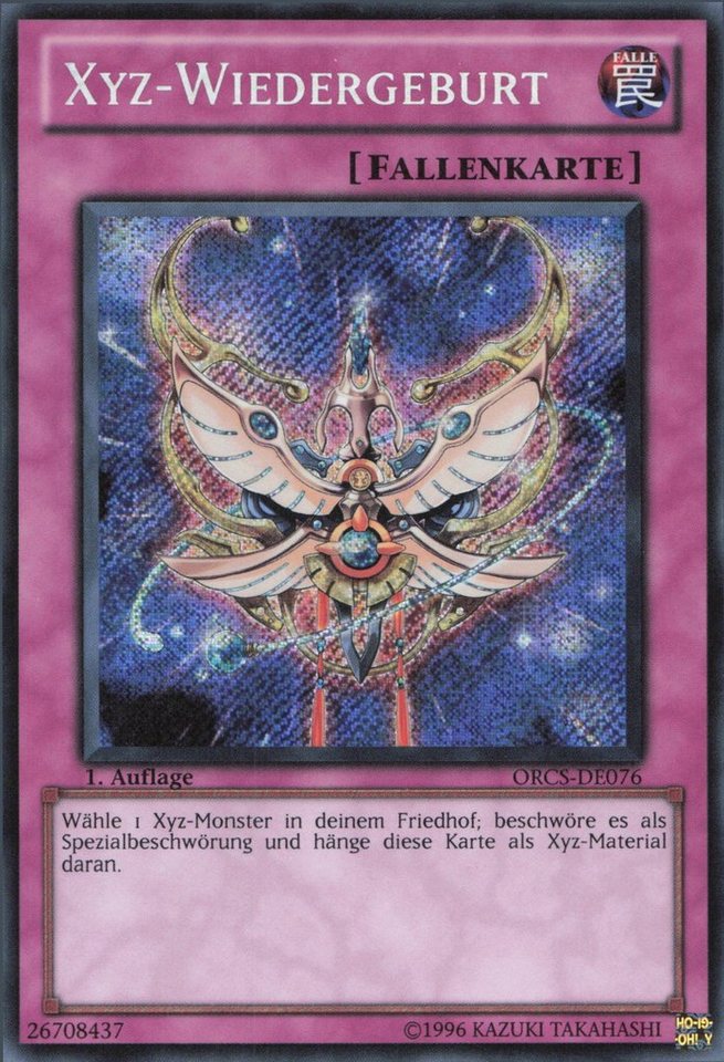 Recollectibles Sammelkarte Yugioh Karte Xyz Wiedergeburt Deutsch Yu Gi