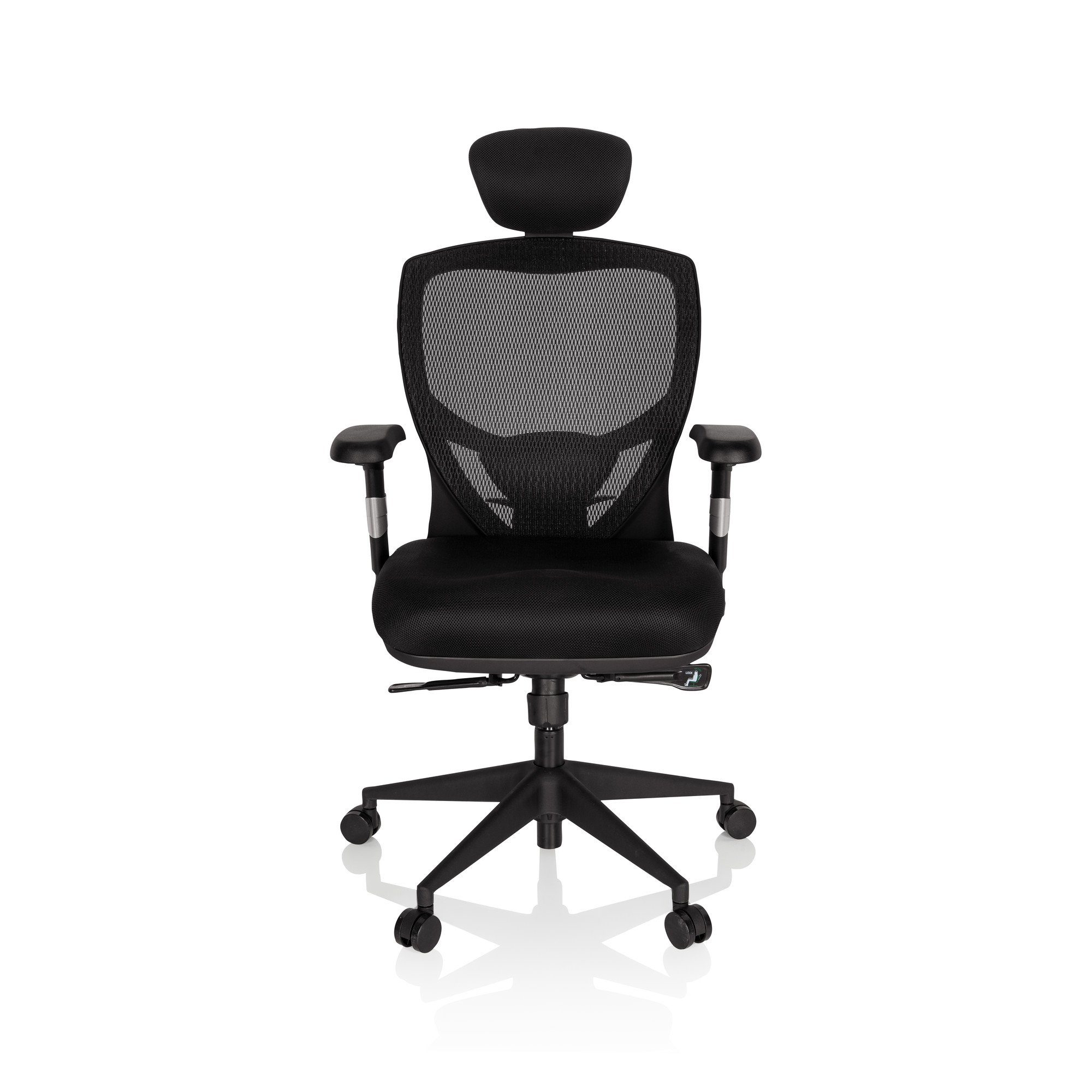 Hjh Office Drehstuhl High End Bürostuhl Venus Base Stoff Mit Armlehnen