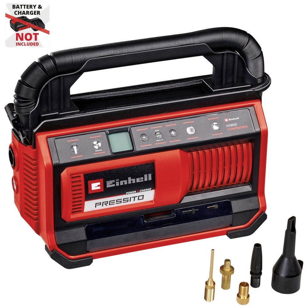 Einhell Kompressor PRESSITO 18/25 Hybrid, max. 11 bar, ohne Akku und ...