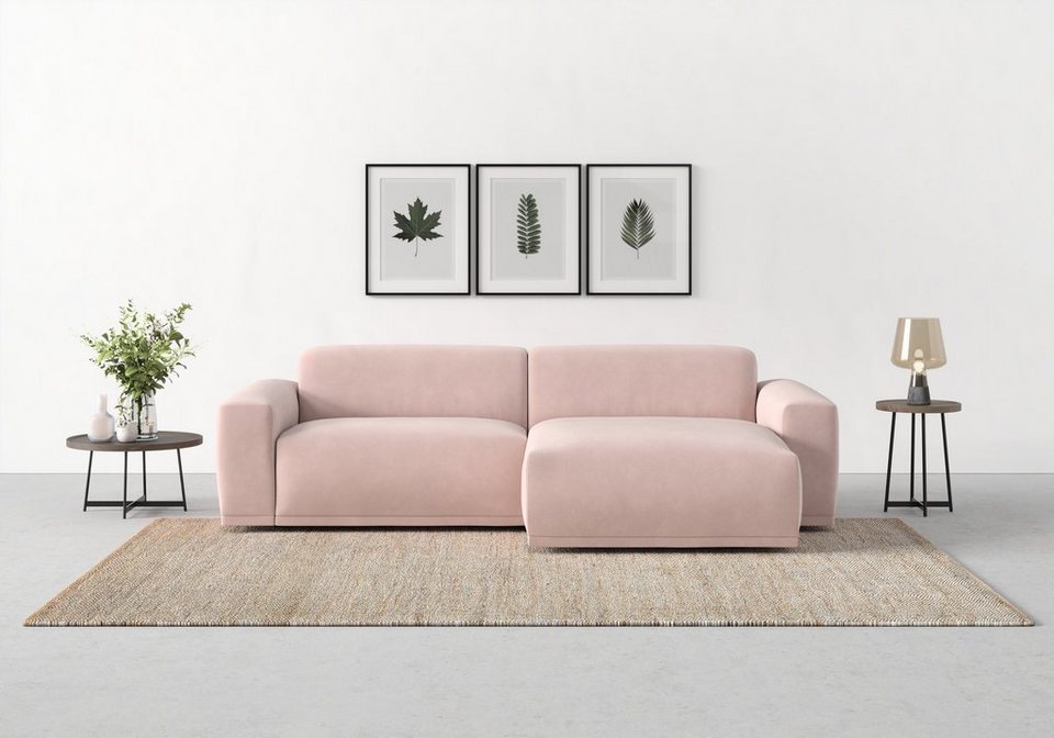 Trendmanufaktur Ecksofa Braga Mit Hochwertigem Kaltschaum L Form In