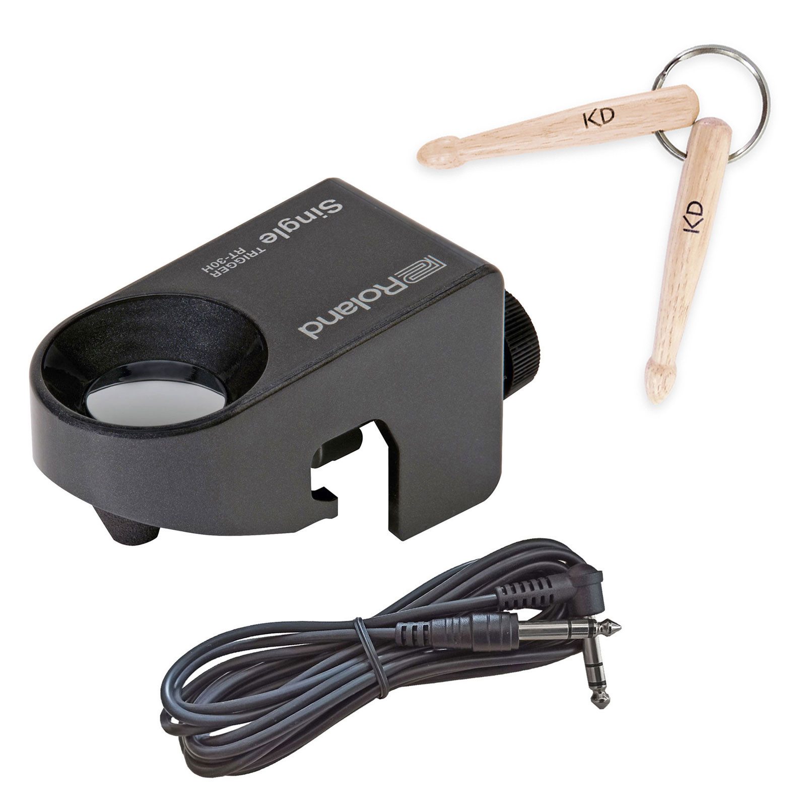 Roland Audio E-Drum Roland RT-30H Single Snare Trigger mit Anhänger
