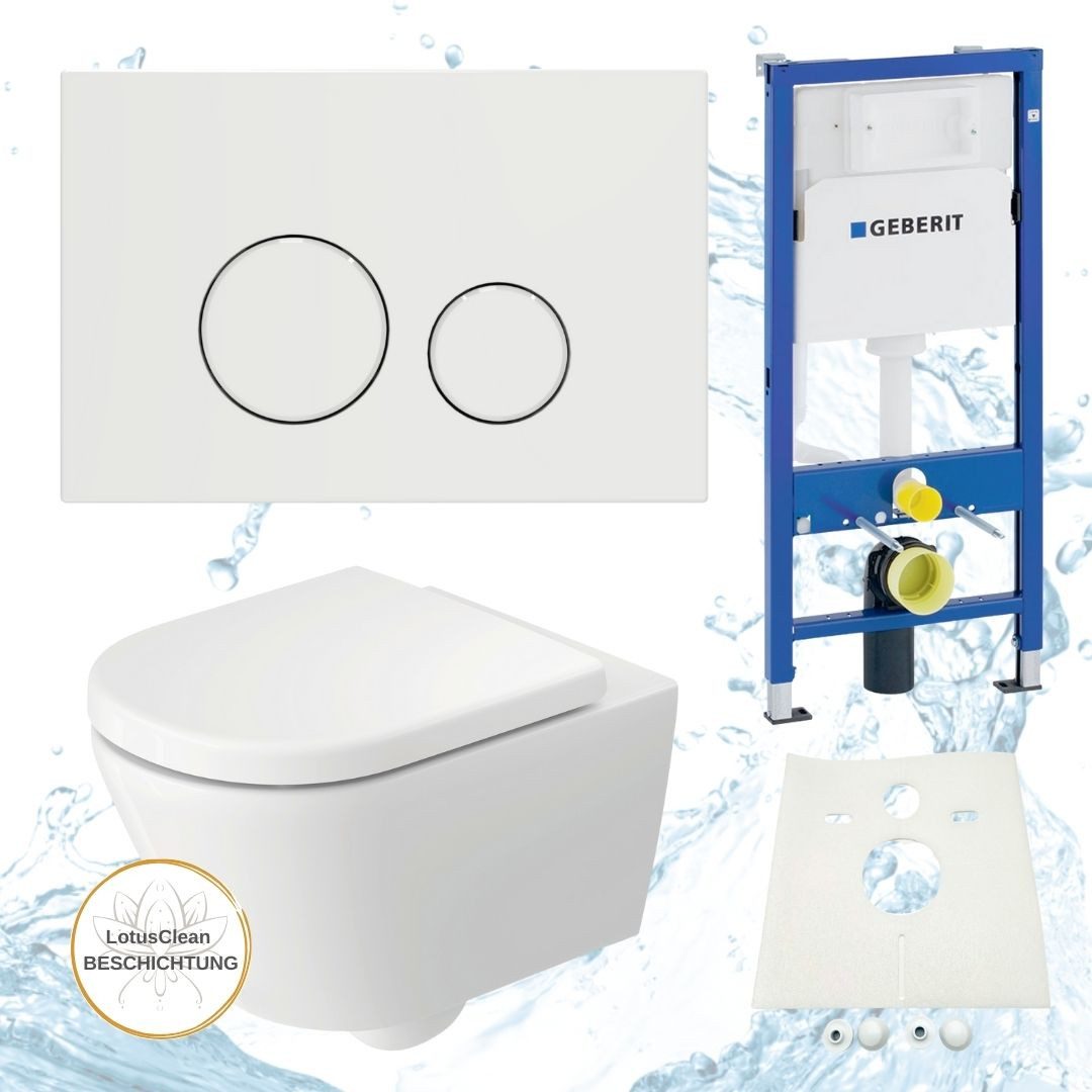 GEBERIT Vorwandelement WC Geberit Spülkasten Duravit D-Code WC ...