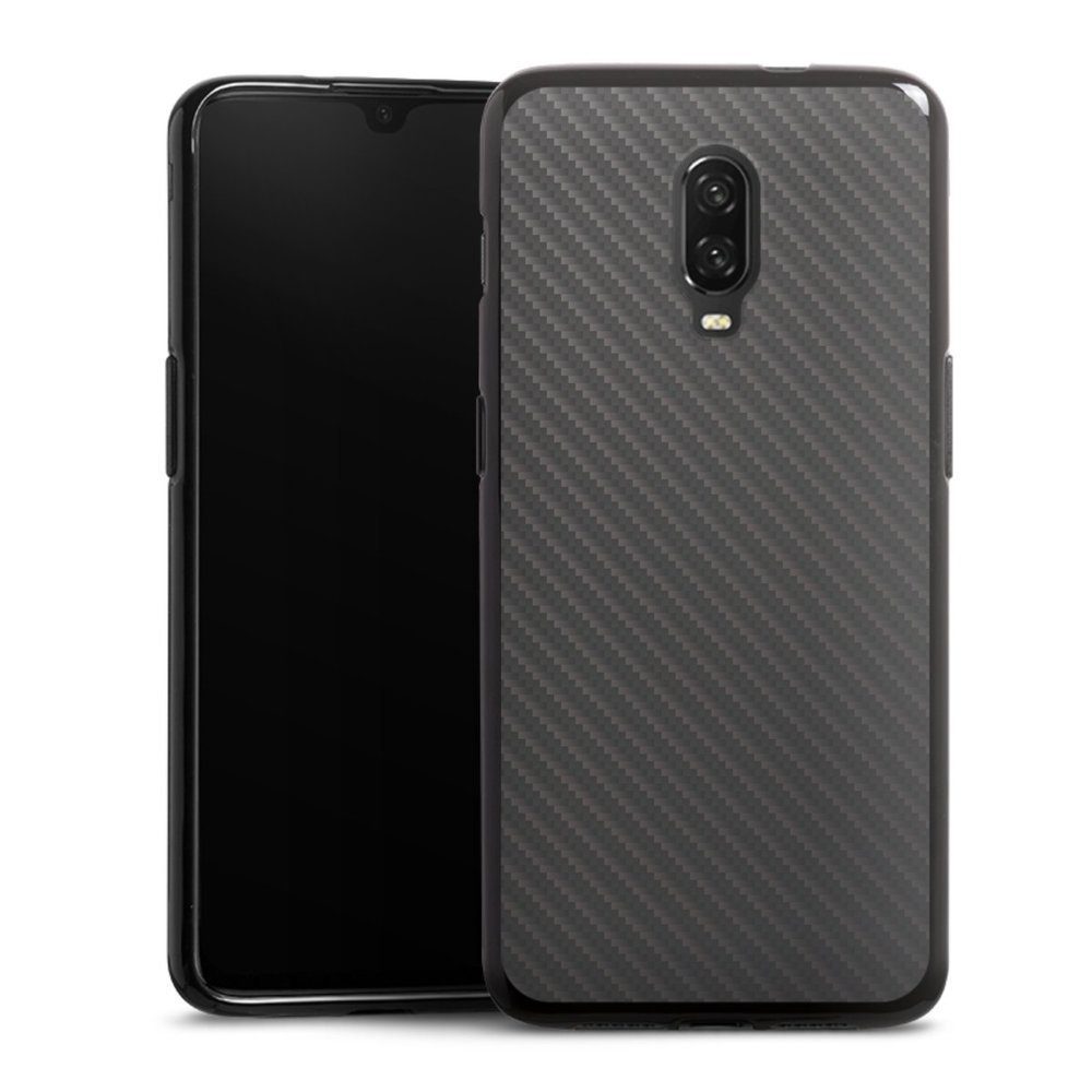 Deindesign Handyhülle Carbon Oneplus 6t Hülle Metallic Look Carbon