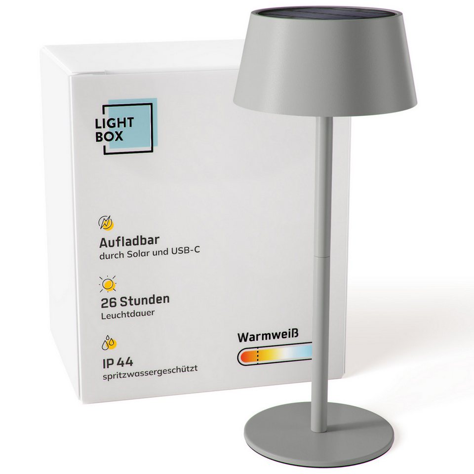 Lightbox Tischleuchte Led Fest Integriert Warmweiß Led Außen