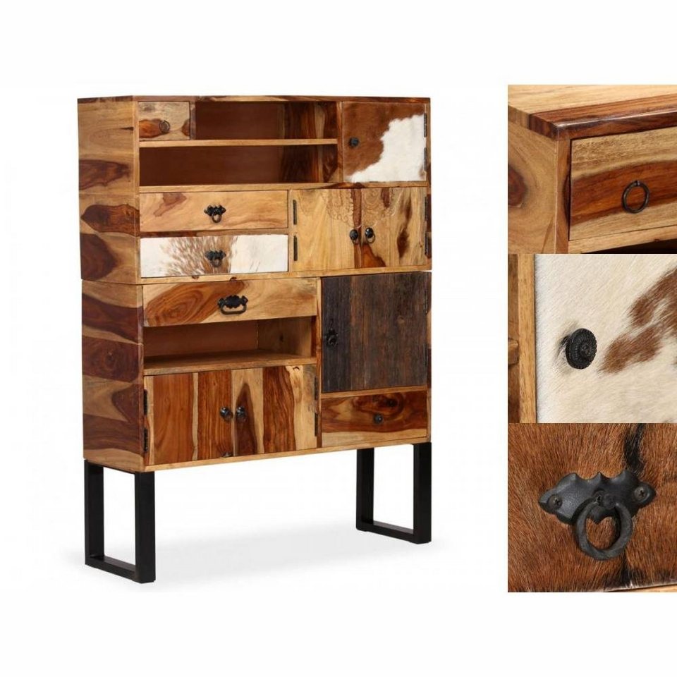 Vidaxl Anrichte Sideboard Massivholz 100 X 30 X 130 Cm