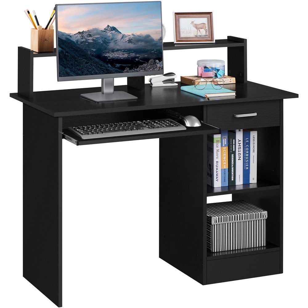 Yaheetech Computertisch Schreibtisch Laptoptisch, Bürotisch mit ...
