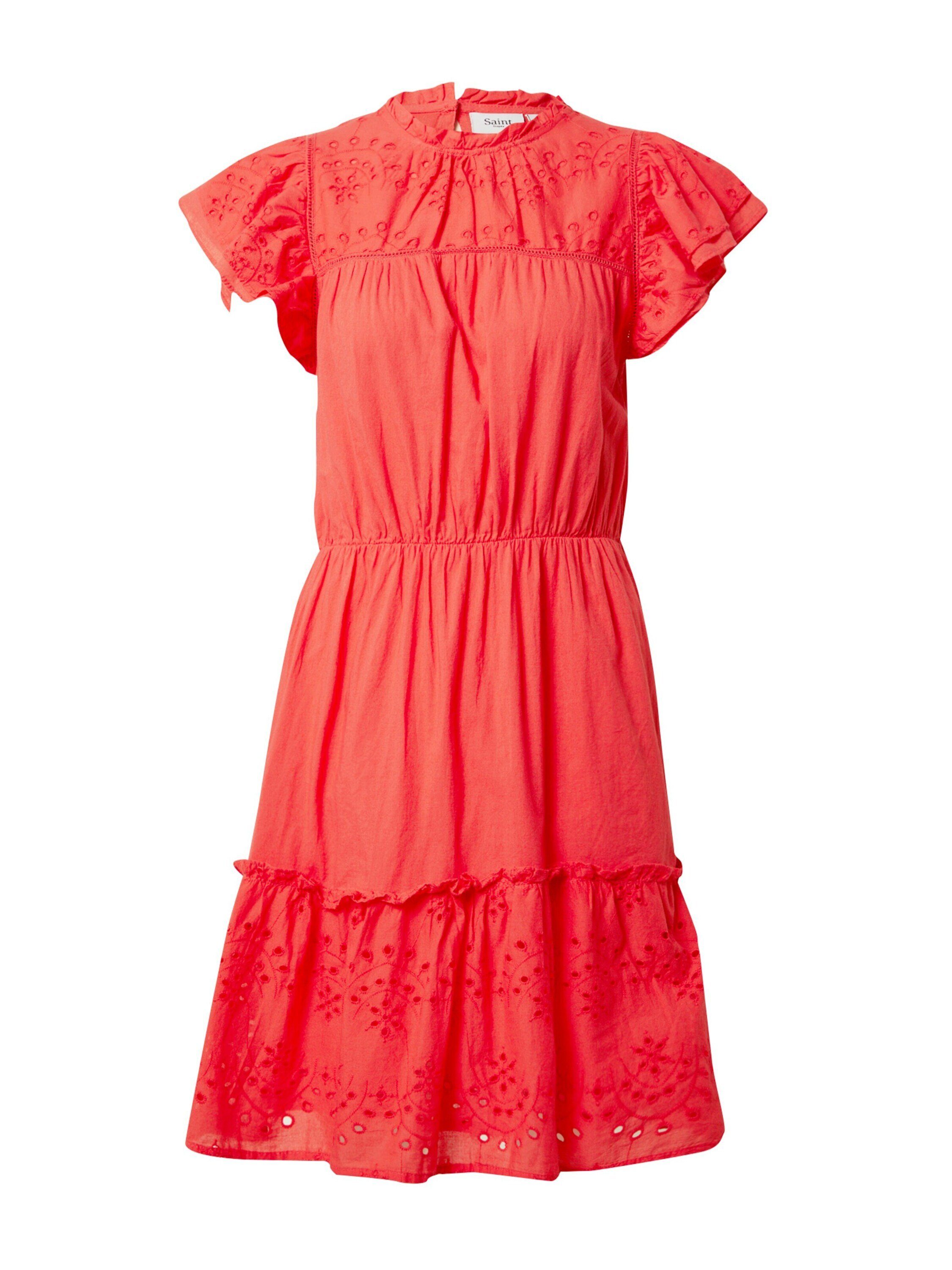 Saint Tropez Midikleid Tilly 1 Tlg Volant Rüschen Drapiertgerafft