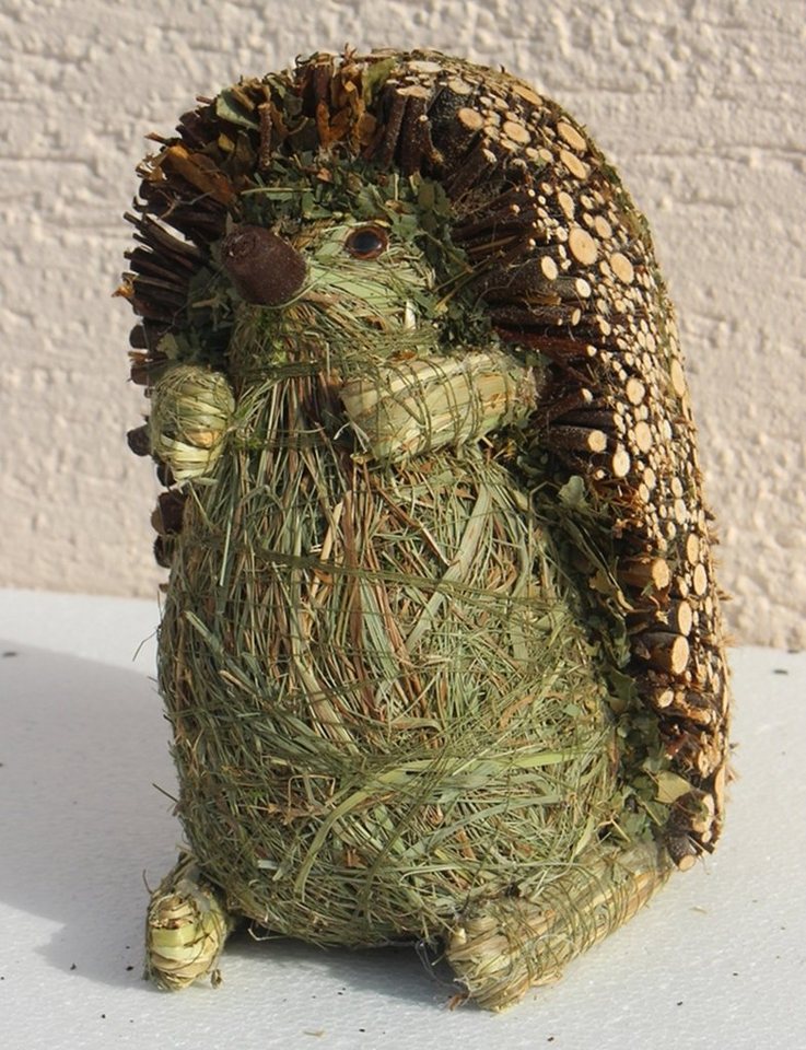 Js Gartendeko Tierfigur Deko Heufigur Igel H 19 Cm Tierfigur Aus
