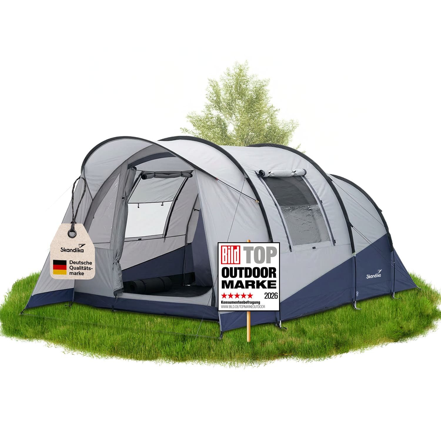 Skandika Tunnelzelt Campingzelt Isken 3 Protect, 3 Personen ...